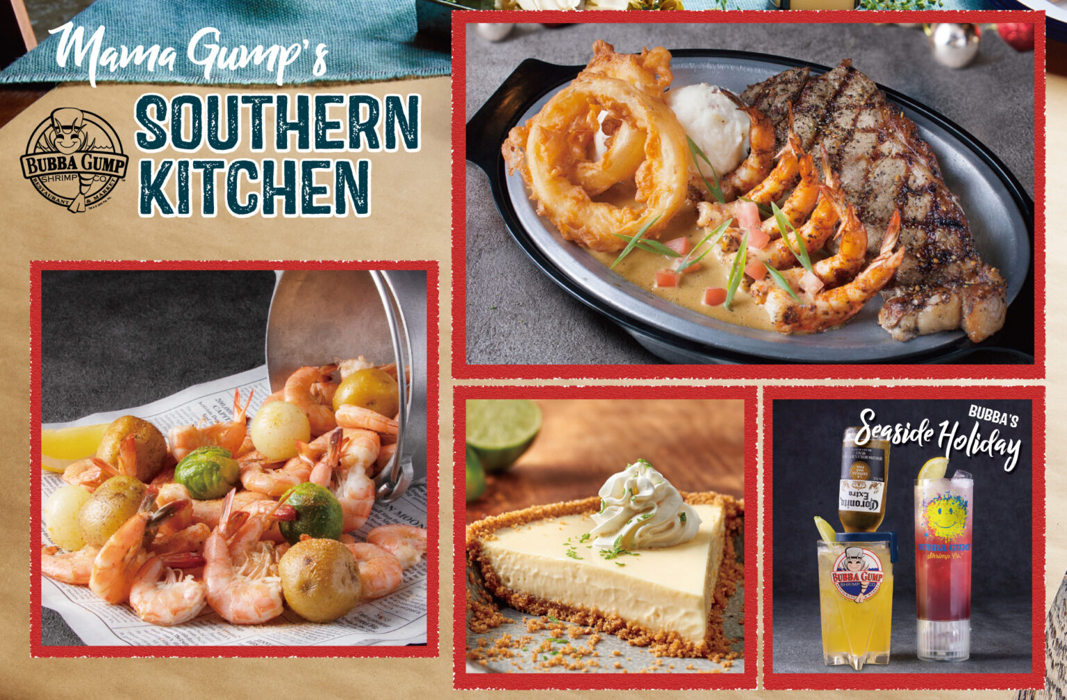 冬のホリデー スペシャルメニューが登場Mama Gump’s SOUTHERN KITCHEN | | ババ・ガンプ・シュリンプ 公式サイト ...